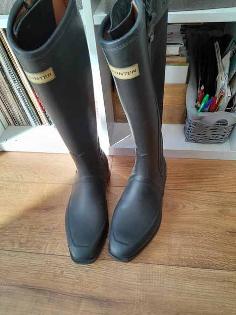 HUNTER DUKE OF wellington riding boots wellies size 7 women £22.00 ...