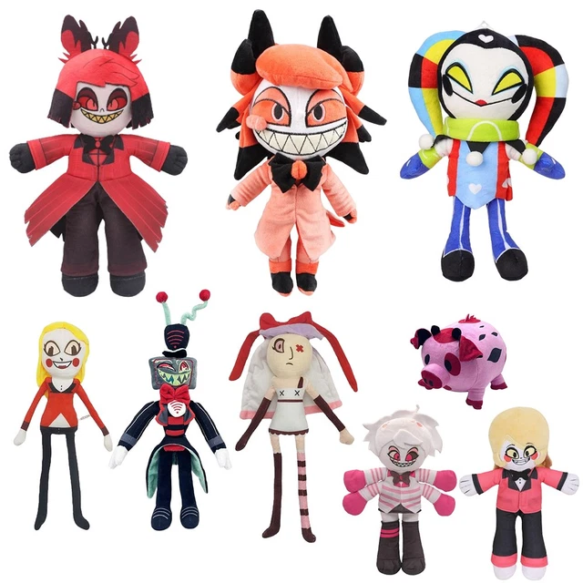 HAZBIN HOTEL ALASTOR Cursed Cat/Angel Dust/Fat Nuggets Stuffed Animal ...