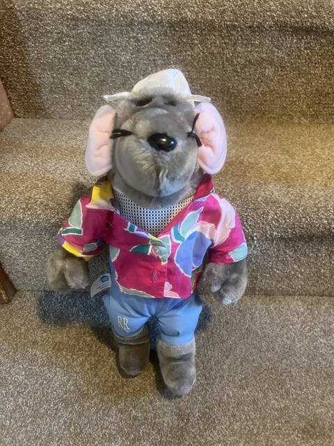 ROLAND RAT VINTAGE Hawaiian Shirt Holiday Beach Plush Soft Toy 14 ...