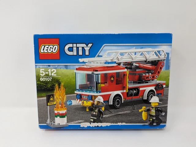 LEGO 60107 CITY Fire Ladder Fire Engine Truck - New & Sealed £29.95 ...