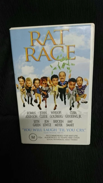 RAT RACE VHS video Tape 2001 big box ex rental John Cleese Rowan ...