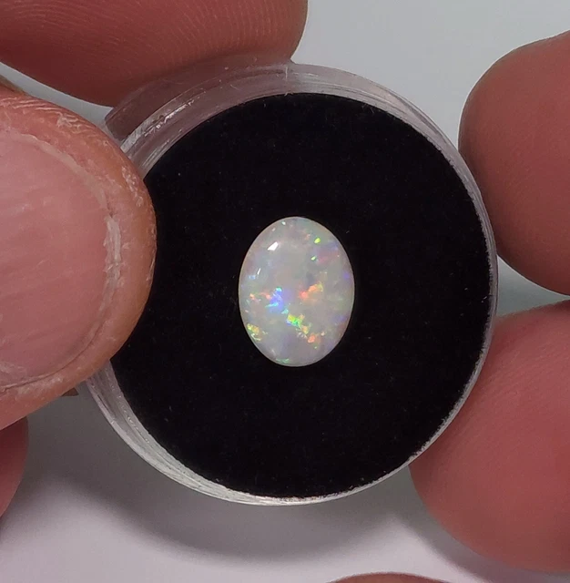 COOBER PEDY SOLID opal. 1.20ct. 10 x 8mm Oval Calibrated Australian opal EUR 81,18 - PicClick FR