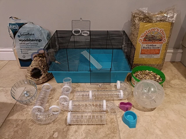 MOUSE HAMSTER GERBIL Cage & all Complete Accessories £5.00 - PicClick UK