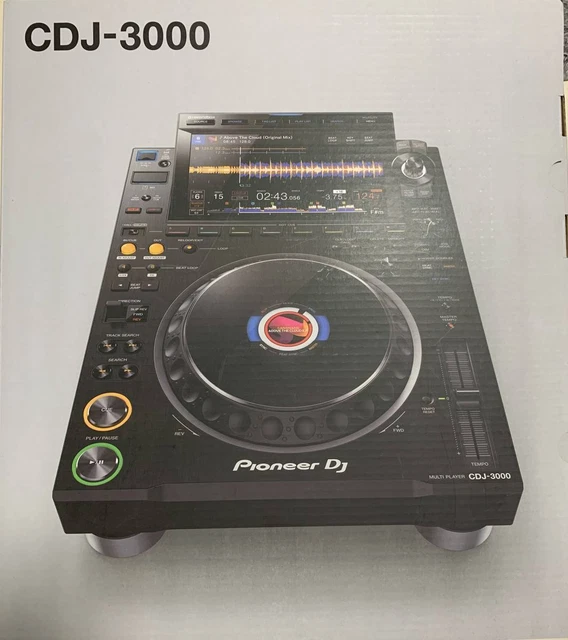 PIONEER DJ CDJ-3000 Multi-Player Black Professional Flagship model in ...