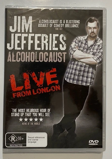 JIM JEFFERIES ALCOHOLOCAUST DVD Live From London Stand Up Comedy ...