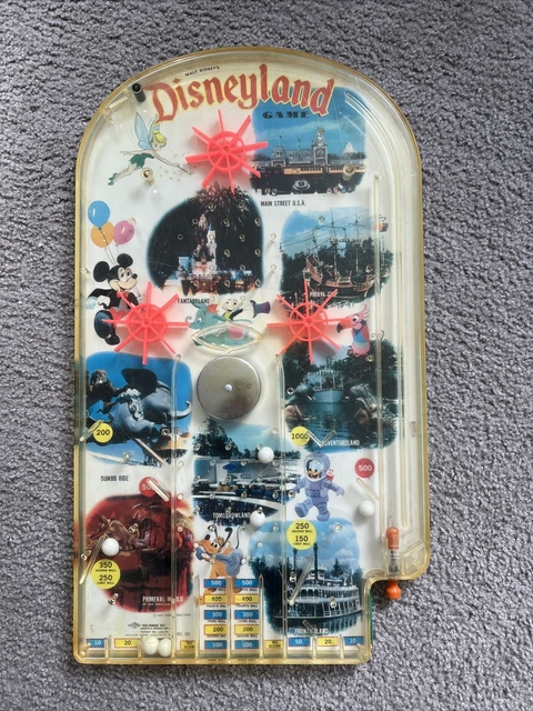 RARE 1967 VINTAGE Disneyland Pinball Machine Disney Game Toy big ...