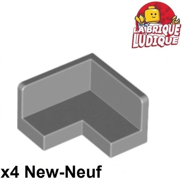 LEGO 4X PANEL Panneau 2x2x1 Corner coin angle gris/light bluish gray ...