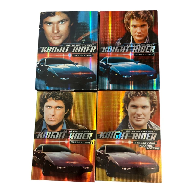 KNIGHT RIDER SEASON 1, 2, 3, and 4 Complete DVD Set David Hasselhoff ...