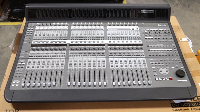 AVID DIGIDESIGN C24 9100-55144-00 24x Channel Console Control Mixer LA ...