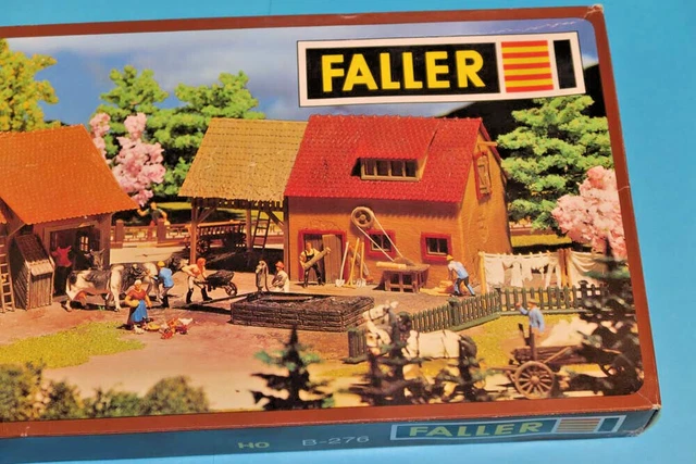 FALLER BAUSATZ B-276 Bauernhof aus den 70er-Jahren! Maßstab H0/1:87 ...