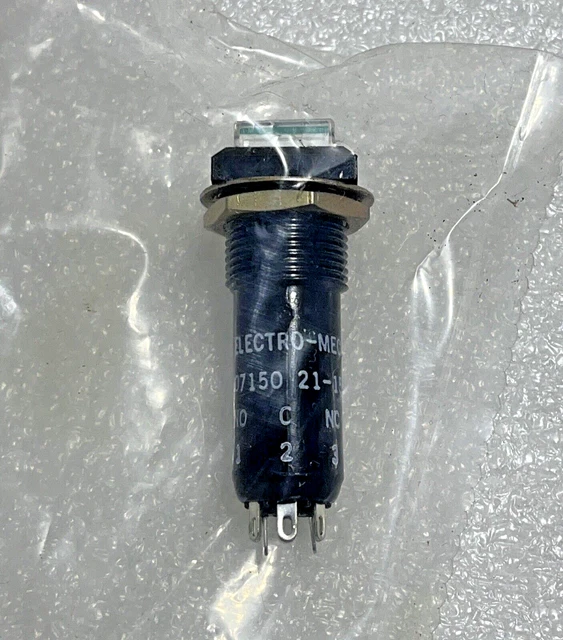 NEW ELECTRO-MECH EMC Pushbutton Switch 3306 07150 21-150 $25.00 - PicClick