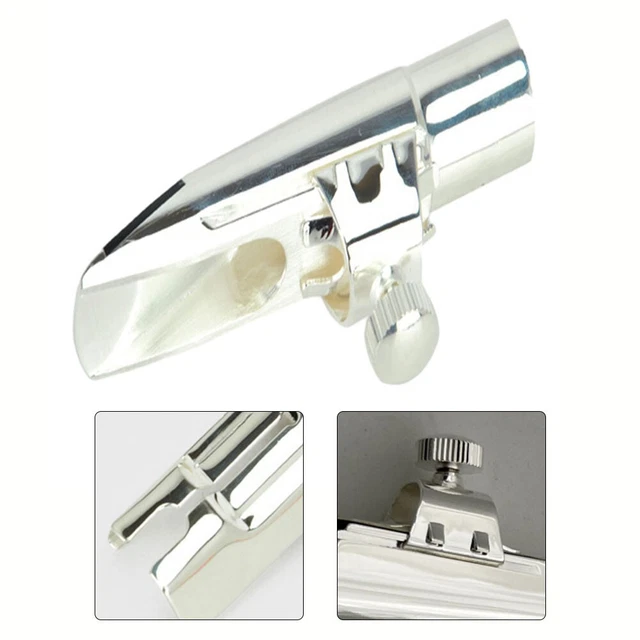 EMBOUT BUCCAL DE saxophone en laiton fiable pour joueurs de saxophone alto téno EUR 61,37 ...