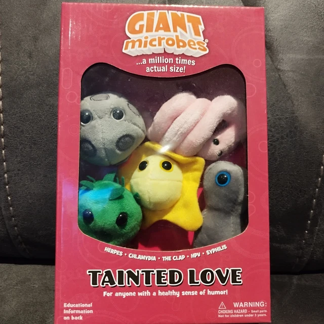 GIANT MICROBES TAINTED Love Themed Box Set Plush Humour Gift Funny ...
