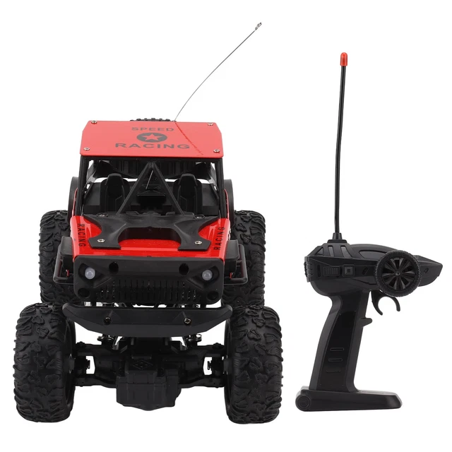 RED REMOTE CONTROL Off Road Vehicle 1:18 2WD Alloy Charging Wireless ...