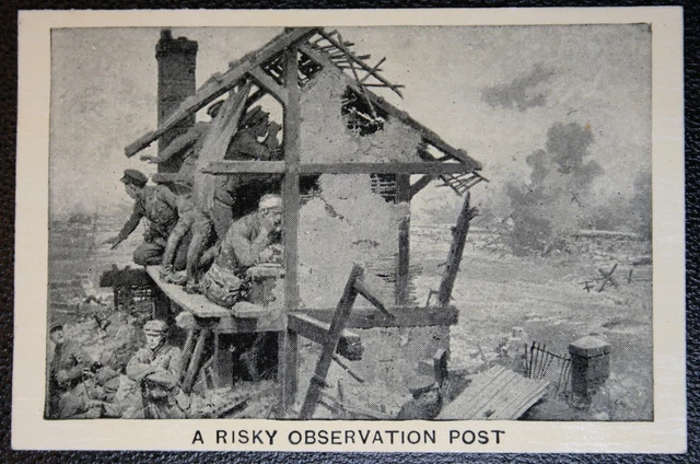 BRITISH ARMY OBSERVATION Post World War 1 Vintage 1920's Tribute Card ...