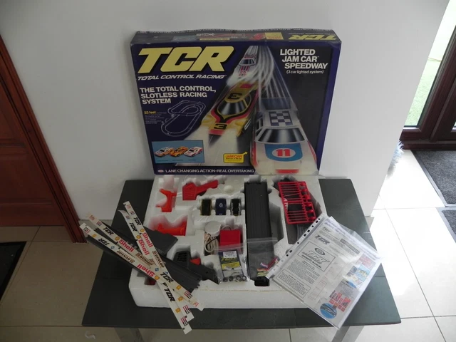 RARE IDEAL TCR mk1 Lighted Jam Car Speedway Set - Restored & ready to ...