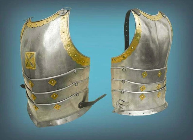 MEDIEVAL LARP WARRIOR Steel 17th Ct Hussars Cuirass Body Armor ...