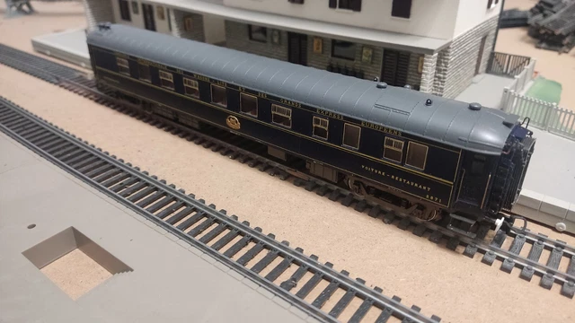 RIVAROSSI 2566 CARROZZA ristorante 2871 CIWL con illuminazione interna H0 EUR 49,00 - PicClick IT