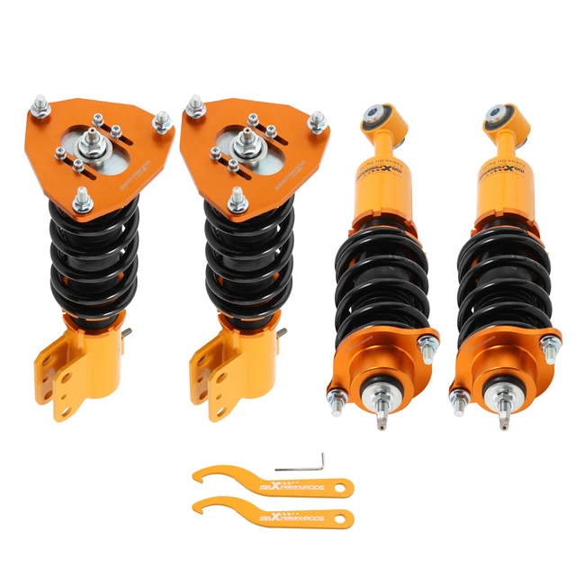 FRONT REAR SUSPENSION Coilover Struts For Mitsubishi Lancer FWD 02-06 ...