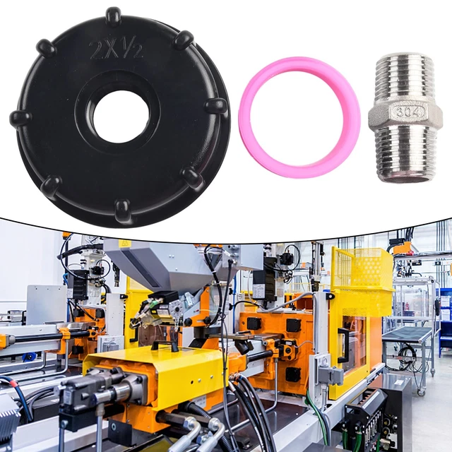 CONNECTEUR FILETÉ FEMELLE S60 pour réservoir IBC fabrication fine acier ...