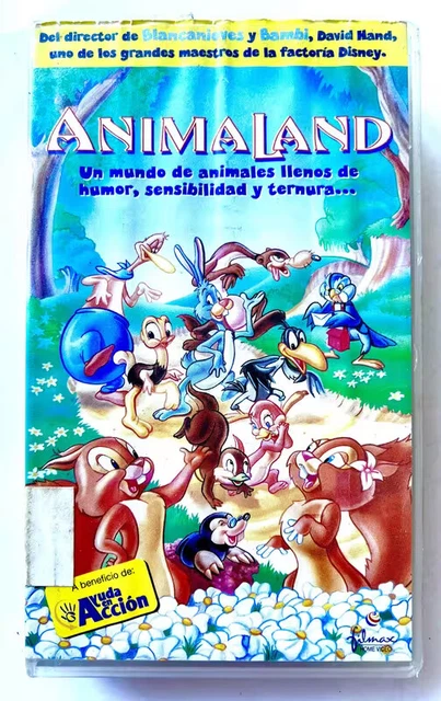 DAVID HAND'S ANIMALAND Pelicula Completa Abierta Perfecto Vhs EUR 29,99 - PicClick IT