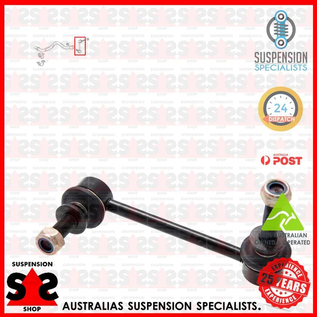 FRONT AXLE LEFT Link/Coupling Rod, Stabiliser Bar Suit TOYOTA Hilux 2.8 ...