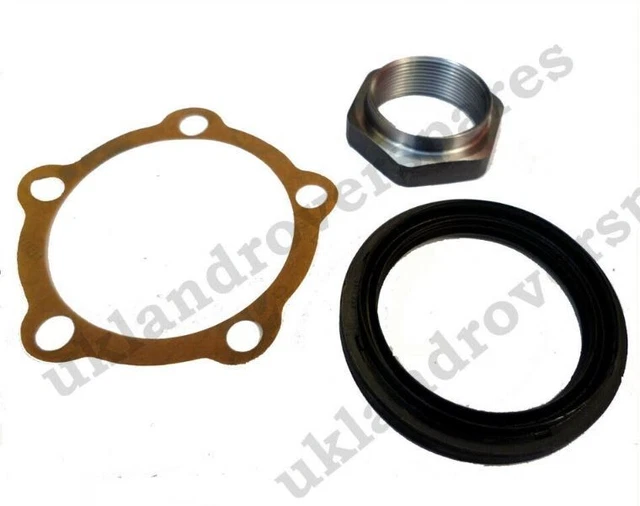 LAND ROVER DEFENDER Td5 Puma Hub Oil Seal - Gasket - Stake Nut Kit ...