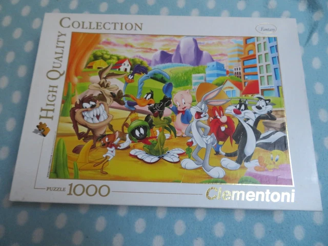 CLEMENTONI WARNER BROS. Looney Tunes 1000 piece jigsaw puzzle £5.00 ...
