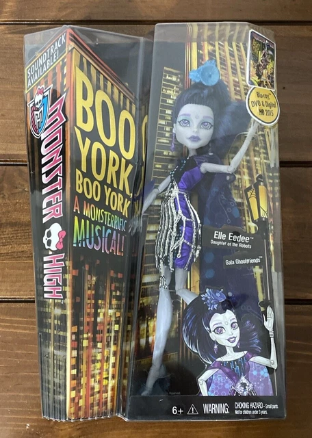MONSTER HIGH BOO York Gala Ghoulfriends Elle Eedee Doll Mattel 2014 $89 ...