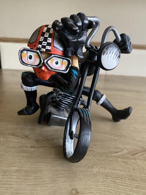RARE ENESCO SPEED FREAKS By Terry Ross Motorcycle & Rider Biker ...