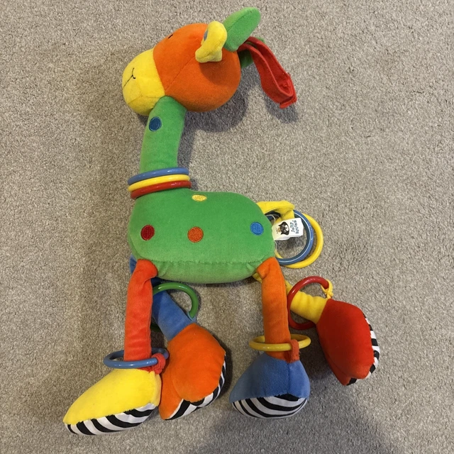 JELLYCAT JELLY KITTEN Hoopy Loopy Giraffe 14" LARGE Plush Multi Colour ...