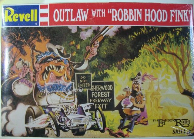 OUTLAW WITH ROBBIN HOOD FINK Revell Model Kit 1:25 Scale USA 1996 ...