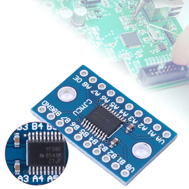 TXS0108E LOGIC LEVEL Shifter Bi-Directional Module Useful 8 Channel for ...