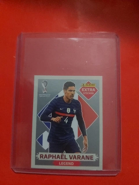 PANINI FIFA COPA Mundial Qatar 2022 Extra Sticker Legend Plata Raphael Varane EUR 49,99 ...