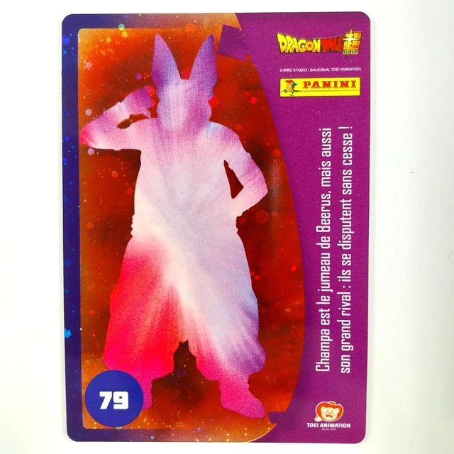 CARTE DRAGON BALL Super Trading Cards N°79 Champa Univers 6 Panini Fr EUR 1,50 - PicClick FR