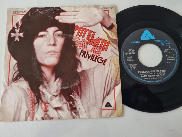 PATTI SMITH GROUP - Privilege (Set me free) 7'' Vinyl Germany EUR 18,19 ...