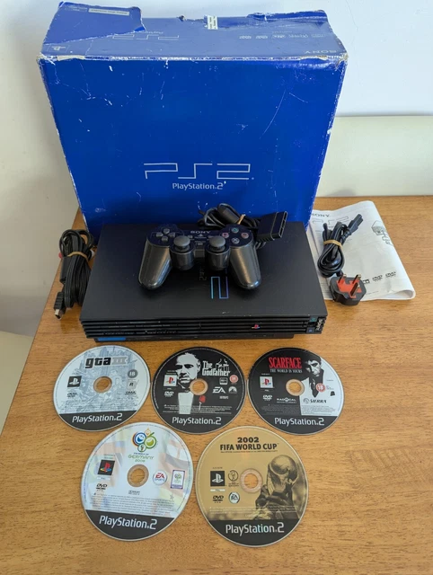 PS2 CONSOLE BOXED TESTED WORKING Sony PlayStation 2 Complete + Disc ...