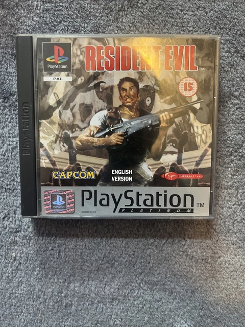 RESIDENT EVIL | PlayStation PS1 | Platinum Game | PAL | Excellent Complete £24.99 - PicClick UK