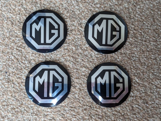 CLASSIC MGB WHEEL Centre Cap Alloy Emblems Badges Set Of 4 £4.00 ...