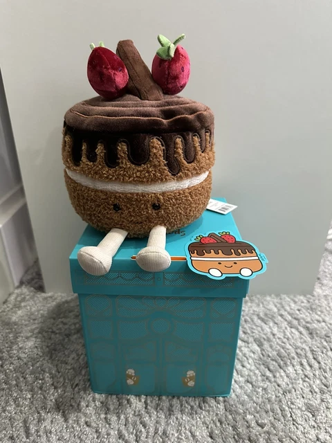JELLYCAT X HARRODS Exclusive New Chocolate Strawberry Cake - Tags, Box ...