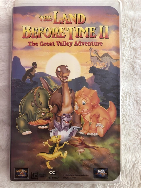 UNIVERSAL THE LAND Before Time II The Great Valley Adventure (1994) VHS ...