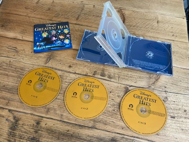 DISNEY'S GREATEST HITS CD 3 discs (2005) Lion King Jungle Book Bambi ...