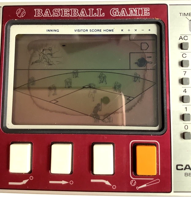 VINTAGE 1980'S RARE CASIO Baseball BB-10 Game Calculators (Good ...