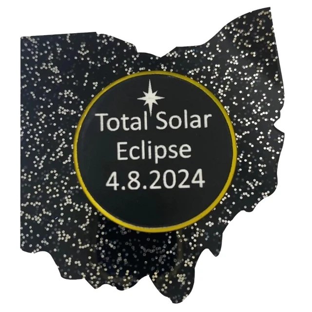 ECLIPSES MAGNETS 2024, Solar Eclipses 2024 Refrigerator Magnets, Solar ...