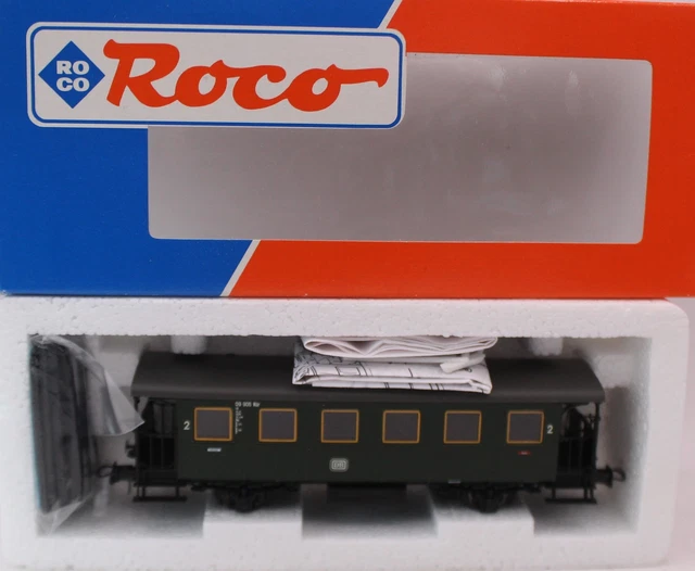 ROCO 44822 DB GREEN 2nd CLASS LOCAL PASSENGER COACH BOXED £14.99 ...