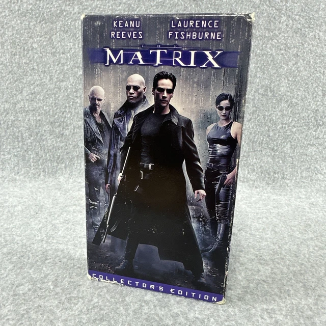 THE MATRIX VHS 1999 Collector's Edition Keanu Reeves Warner Bros Home ...