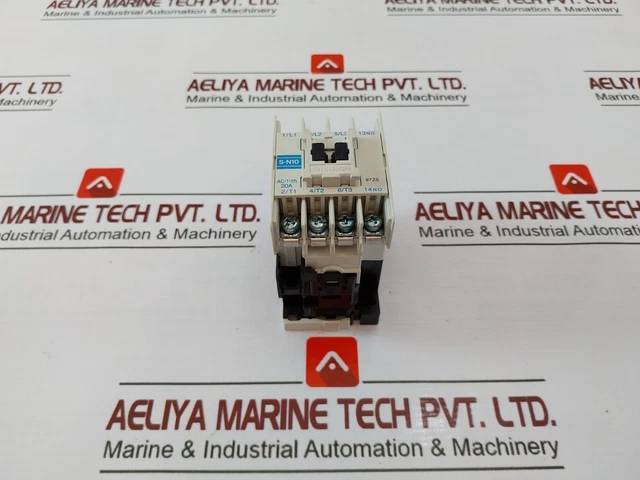 MITSUBISHI ELECTRIC S-N10 Magnetic Contactor IEC 947-4-1 A600 14-12 AWG ...