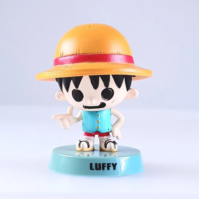 LUFFY ONE PIECE × Panson Works Full Face Jr. Swinging Head Figure Japan ...