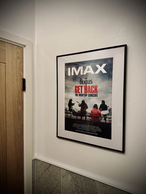 THE BEATLES GET Back - Rooftop Concert Special GENUINE A3 Cinema Promo ...