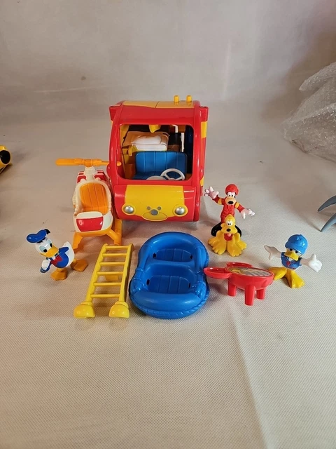 MICKEY MOUSE DISNEY Clubhouse Camping Camper Van Figures & Accessories ...